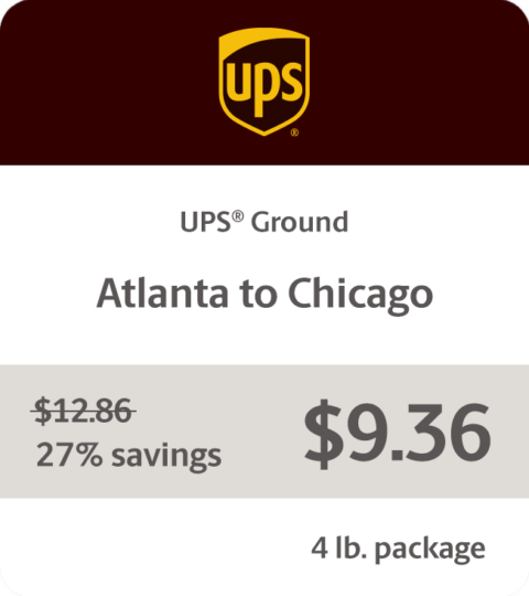 Discount UPS shipping rates with Descartes ShipRush